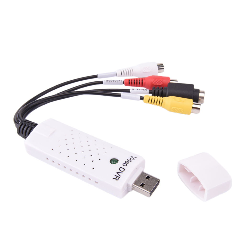 Durable Portable USB Video Capture Card Converter PC Adapter TV Audio ...