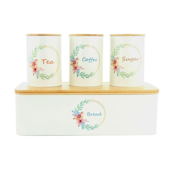 4 piece kitchen canister sets