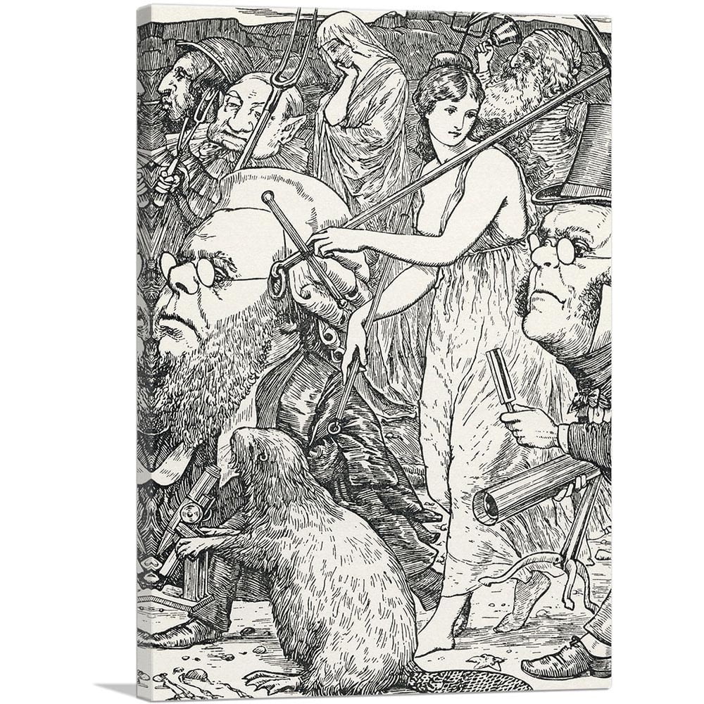 ARTCANVAS Hunting Of The Snark Plate 6 Canvas Art Print by Henry ...