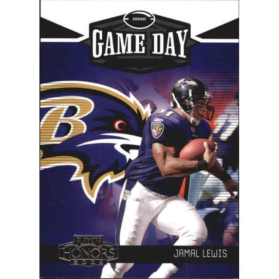 2005 Playoff Honors Game Day #GD23 Jamal Lewis NFL Football Trading ...