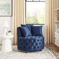 30" Velvet Single Sofa Couch, Sillones Para Domitorio Single Sofa with ...