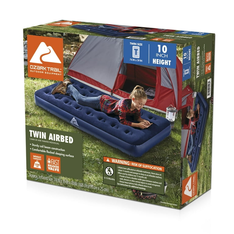 Ozark Trail Air Mattress Twin 10 Walmart