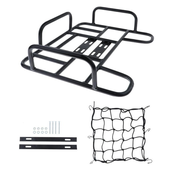 Bike Cargo Rack Takeout Rack Luggage Package Rack Iron with Net Rear ...