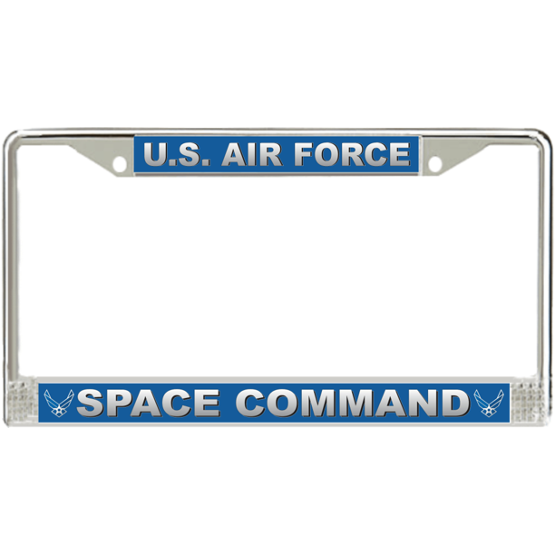 U.S. Air Force Space Command License Plate Frame - Walmart.com