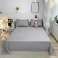 Zaroyeax Hotel Double Brushed Microfiber Twin Flat Sheet Super Soft And