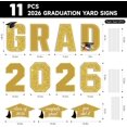 11 PCS Class of 2026 Graduation Yard Signs with Stakes, Waterproof ...