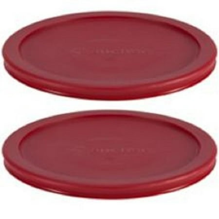 Anchor Hocking Replacement Lid 7 Cup/1.7 L, set of 2 lids, red round ...
