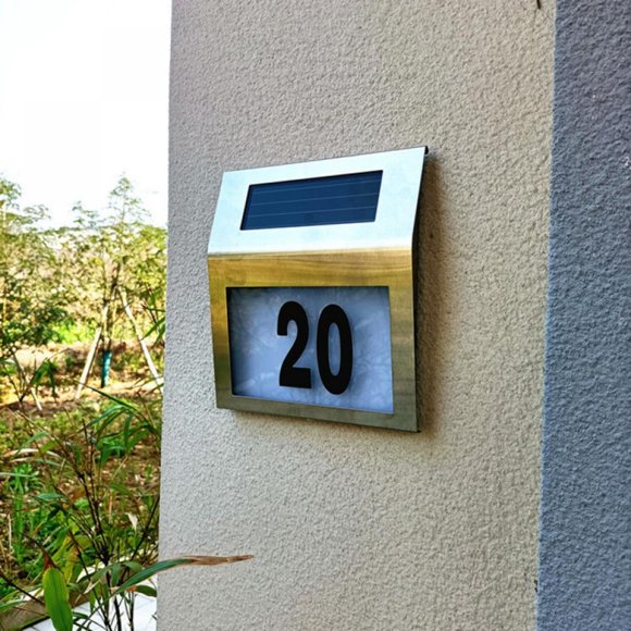 Solar Powered Address Signs