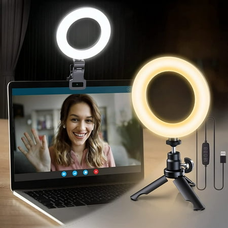 Ring Light for Computer Video Conference Lighting - Laptop Ring Light ...