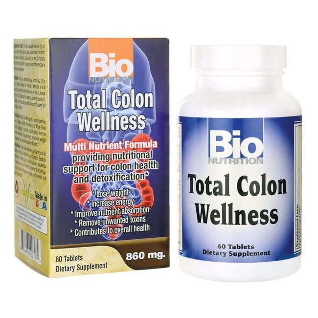 Bio Nutrition Total Colon Wellness 60 Tabs - Walmart.com