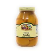 Amish Wedding Ready to Eat Peaches, USA Made 32 ounce Glass Jar, No ...