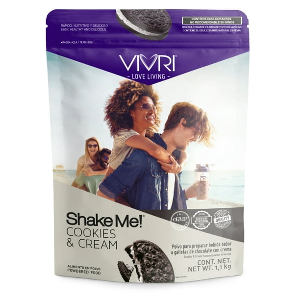 VIVRI ShakeMe! Cookies and Cream 20 Porciones | Walmart en línea