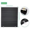 12-pack Pleated Paper Temporary Shades Light Filtering Cut To Size ...