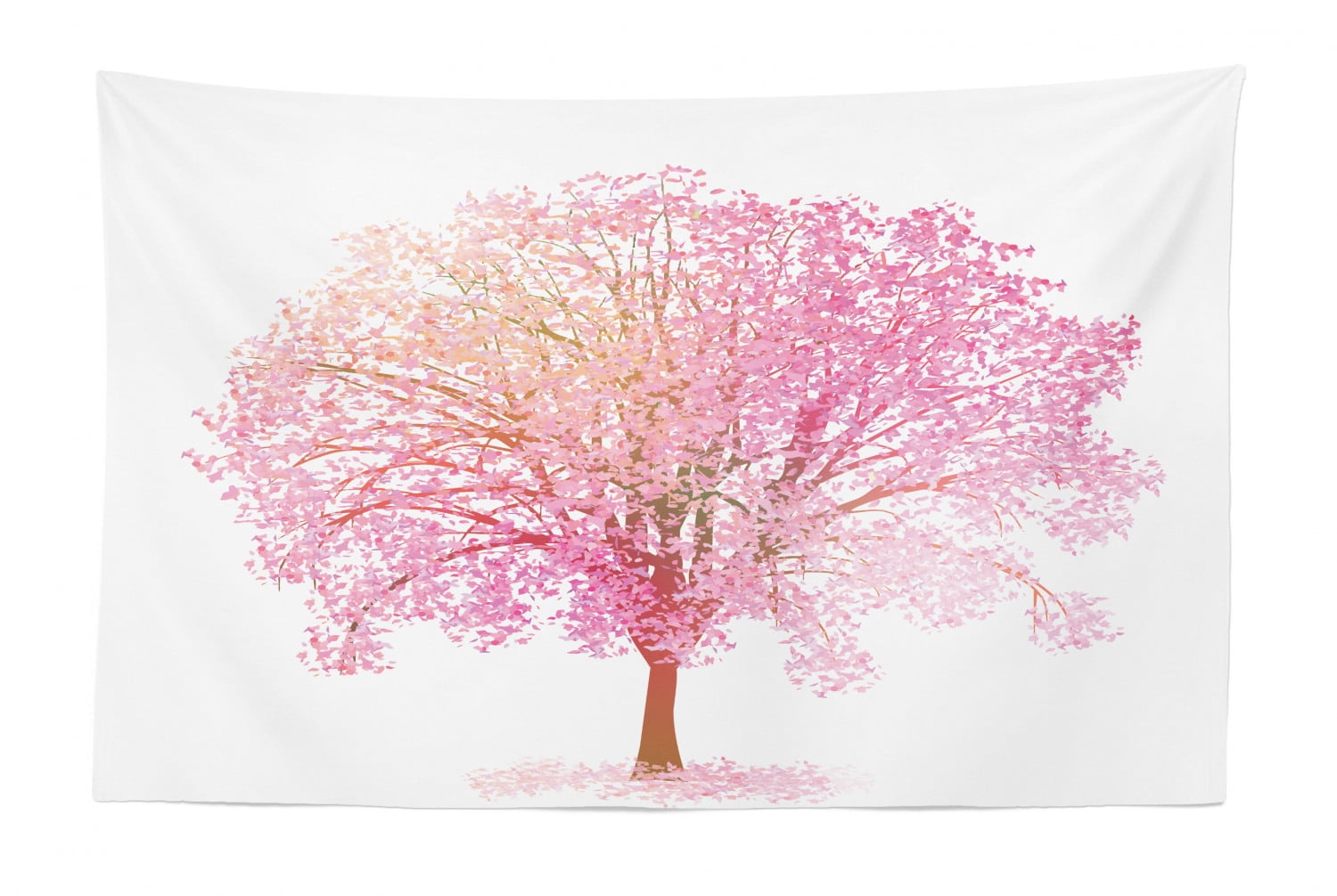 Tree Tapestry, Watercolor Design Pattern of a Pine Tree Botanical ...