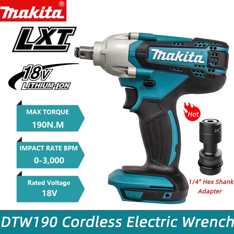 Makita DTW190 Lithium Battery Brushless Electric Wrench 18V Impact ...