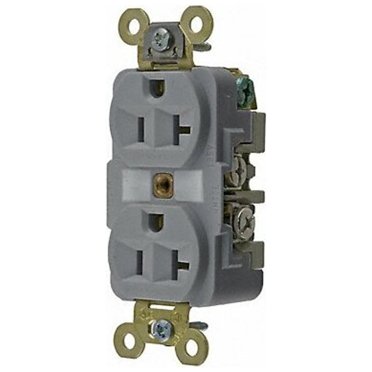 Receptacle Hospital Grade 4-Plex 20A 125V 5-20R Ivory - Walmart.com