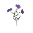 AuroraX Realistic Artificial Flowers Faux Flowers Stemss Silk UV ...