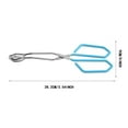 Scissor Tongs Stainless Steel Food Tongs With Wrap Handle Angled Bread ...