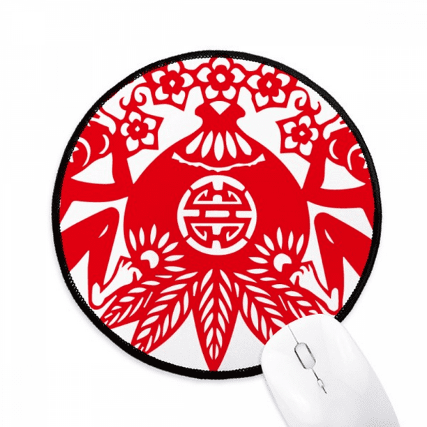 China Chinese Zodiac Monkey Peach Flowers Mouse Pad Desktop Office ...