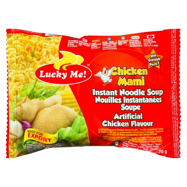 Lucky Me Chicken Mami Instant Noodle Soup - Walmart.ca