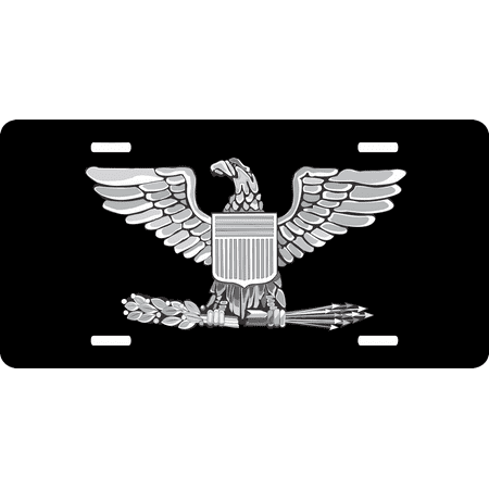 Army Colonel Rank License Plate - Walmart.com