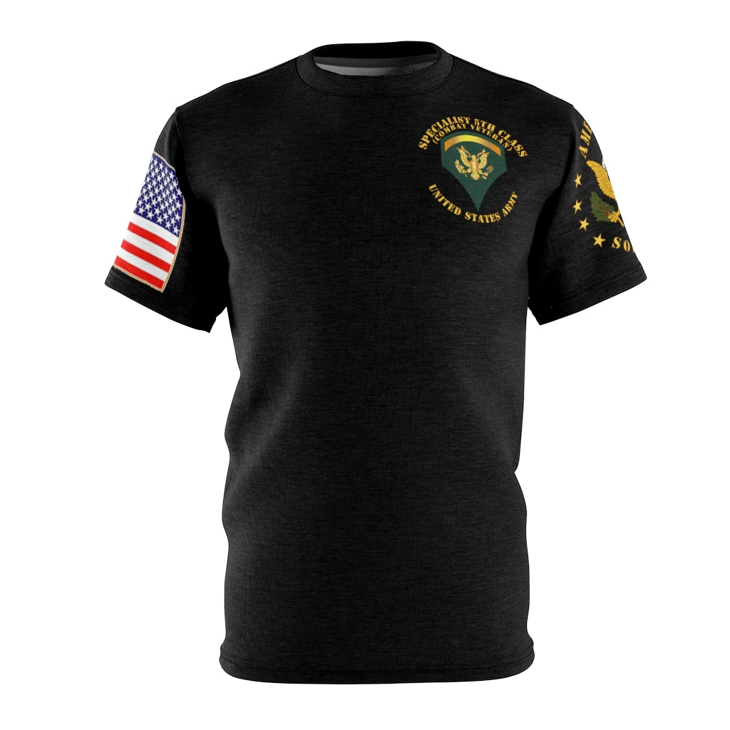 All Over Printing - Army - Specialist 5th Class - SP5 - Combat Veteran ...