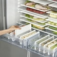 Set of 4 Fridge Organizer, Refrigerator Organizer Bins, Freezer ...