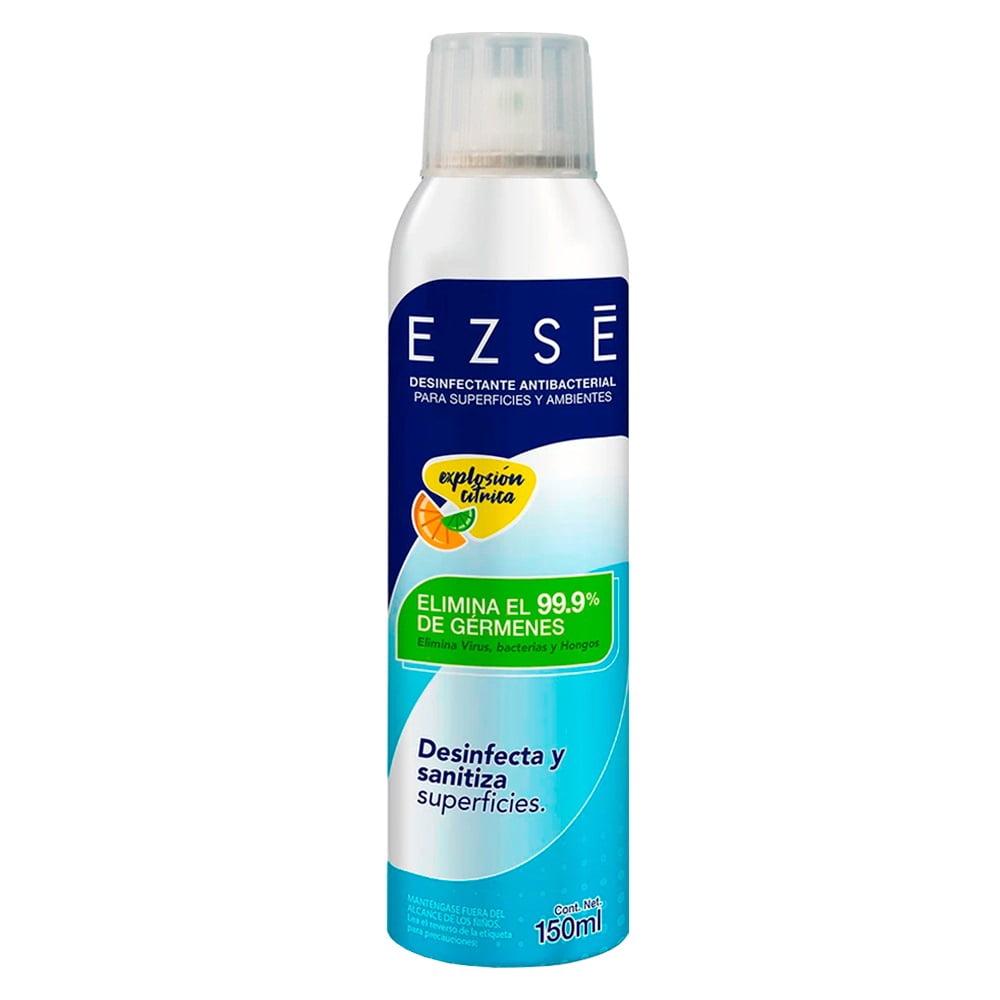Spray Sanitizante Desinfectante Antibacterial EZSÉ 150ml SDEDA0150CIT ...