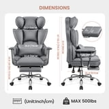 Premium Ergonomic Office Chair For Plus-Size Users, Executive High-Back ...
