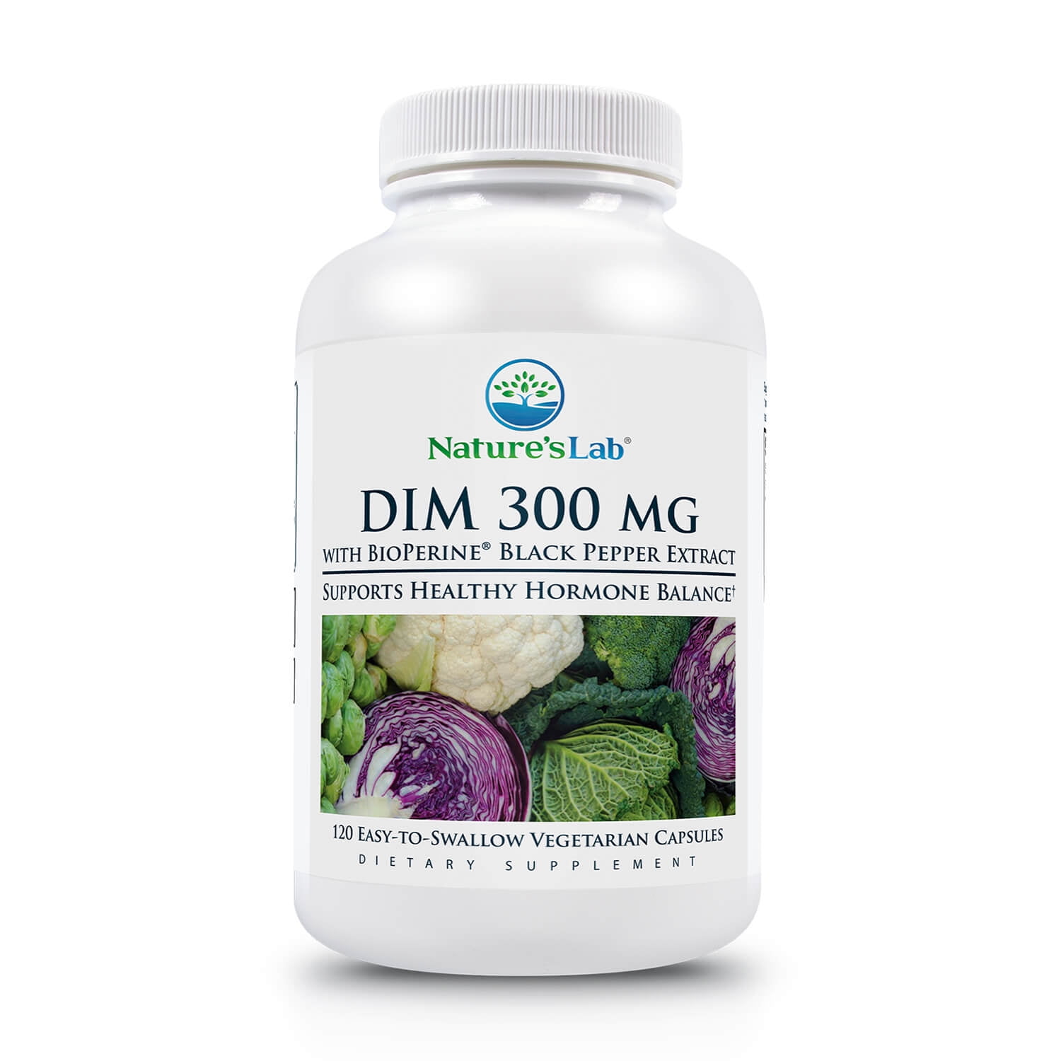 Nature's Lab DIM 300mg - 120 Capsules (120 Day Supply ...
