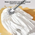 Non-Woven Absorbent Mop with 60cm Wide Head – Lightweight Floor Mop with Ergonomic Extendable ...