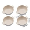 4 Sets Wheat Straw Double Ear Bowls, Thickened Drop-resistant Tableware ...