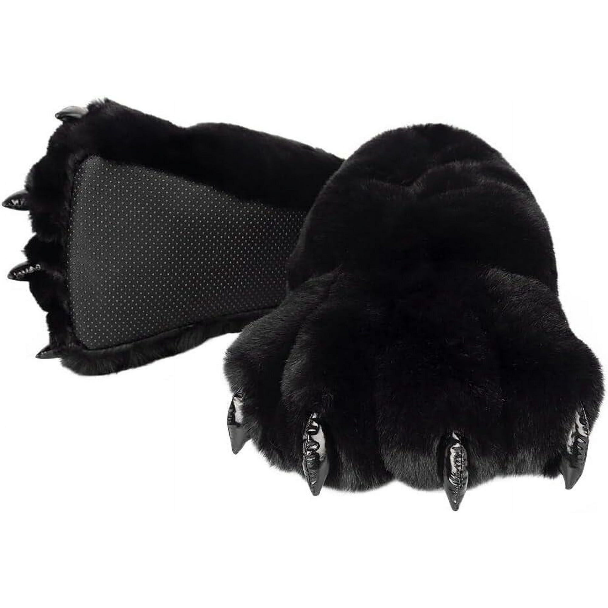 Click here for Unbranded Hugfegwe Men Plush Bear Feet Paw Slipper... prices