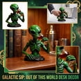 Alien Drinking Wine Figurine Resin Sculpture Desktop Ornament Creative ...