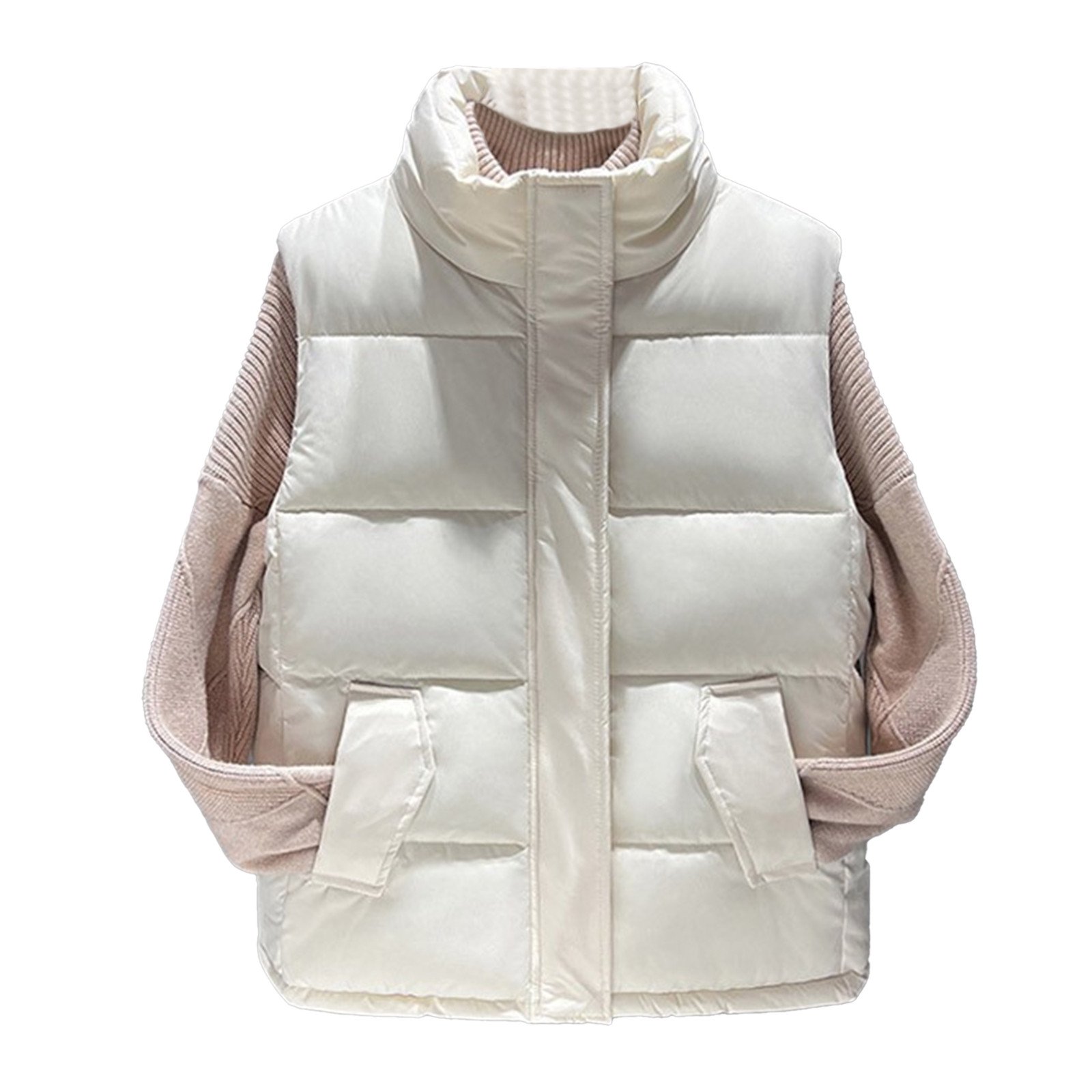 Click here for Egnmcr Puffer Vest Women  Sleeveless Parkas For Wo... prices