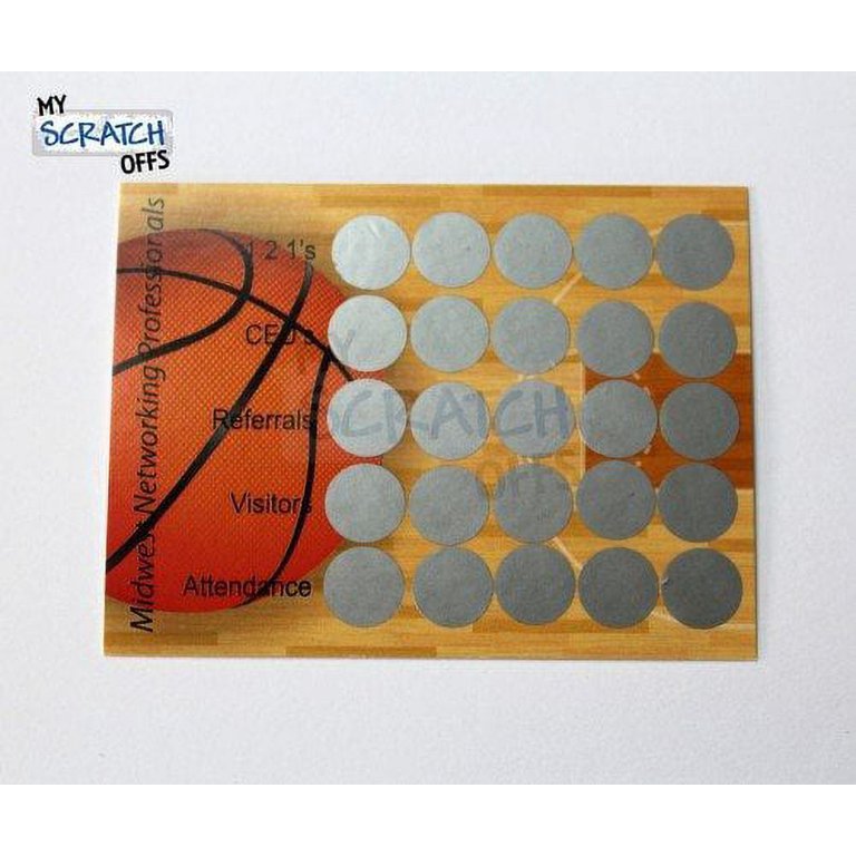 Scratch Off Stickers My Scratch Offs 0.70 Inch Silver Stickers - 1000 ...
