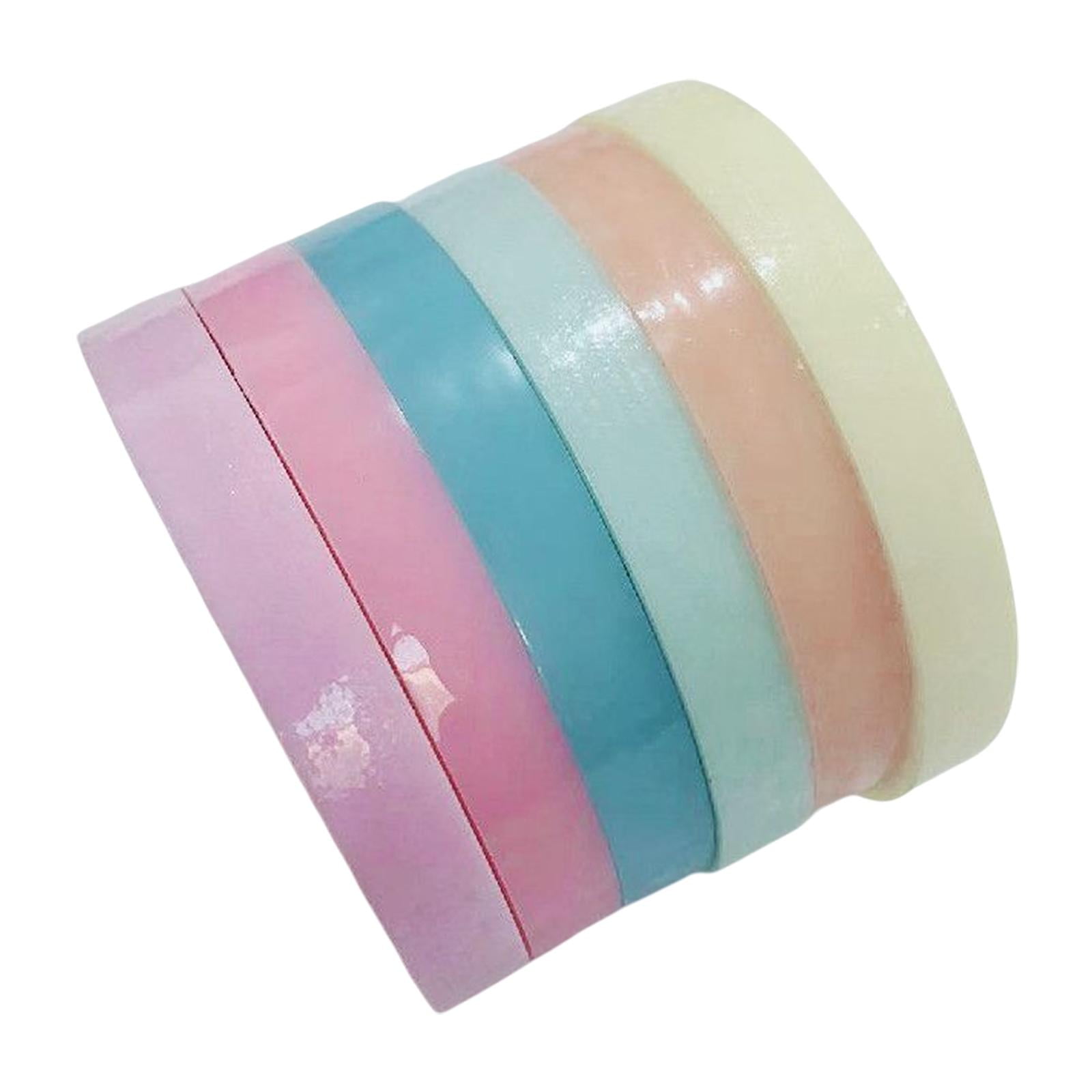 6PCS Sticky Ball Tape DIY Color Ball Tape Rainbow Colors Toys Candy ...