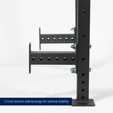 Titan Fitness X-3 Series Short Space Saving Power Rack 12-in. Depth ...