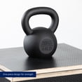 Titan Fitness 20 KG Cast Iron Kettlebell, Single Piece Casting, KG and ...