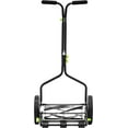 Earthwise 14-Inch Push Reel Lawn Mower, 5-Blade, Heavy-Duty, Corrosion ...