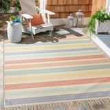 Better Homes & Gardens 6' x 9' Multi-Color Striped Outdoor Rug ...