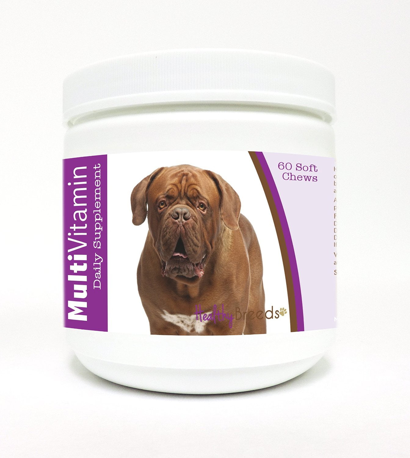 Healthy Breeds Dog Multi-Vitamin Soft Chew for Dogue de Bordeaux, Daily ...