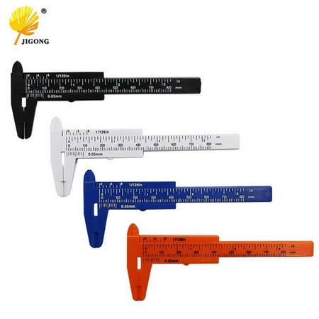 Volkmi 0-80mm double-scale plastic vernier caliper text play ...