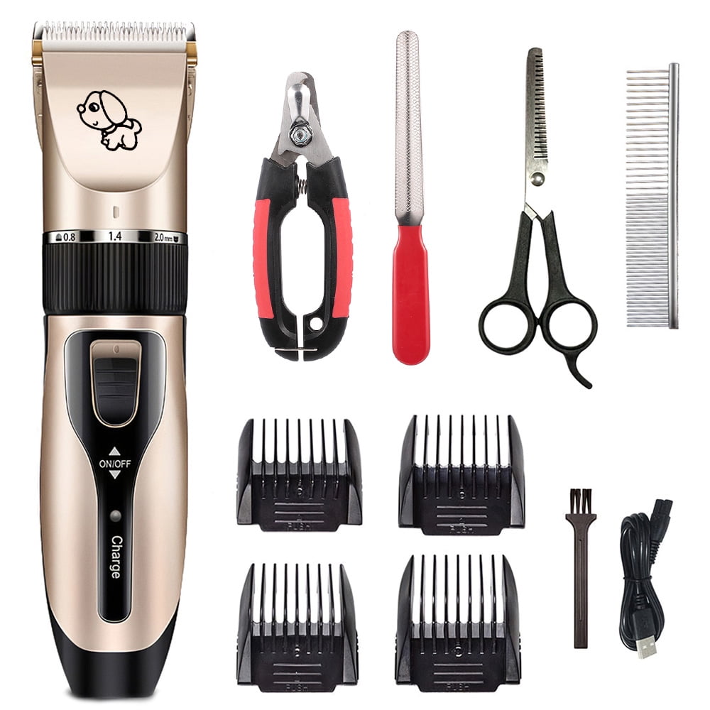 Mascotas Perro Gato Clipper eléctrico Kit de aseo para perros ...