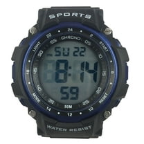 George Mens Digital Sport Wristwatch Plastic Strap - Walmart.com