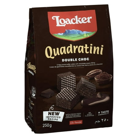 LOACKER QUAD DOUBLE CHOCOLATE 250G | Walmart Canada