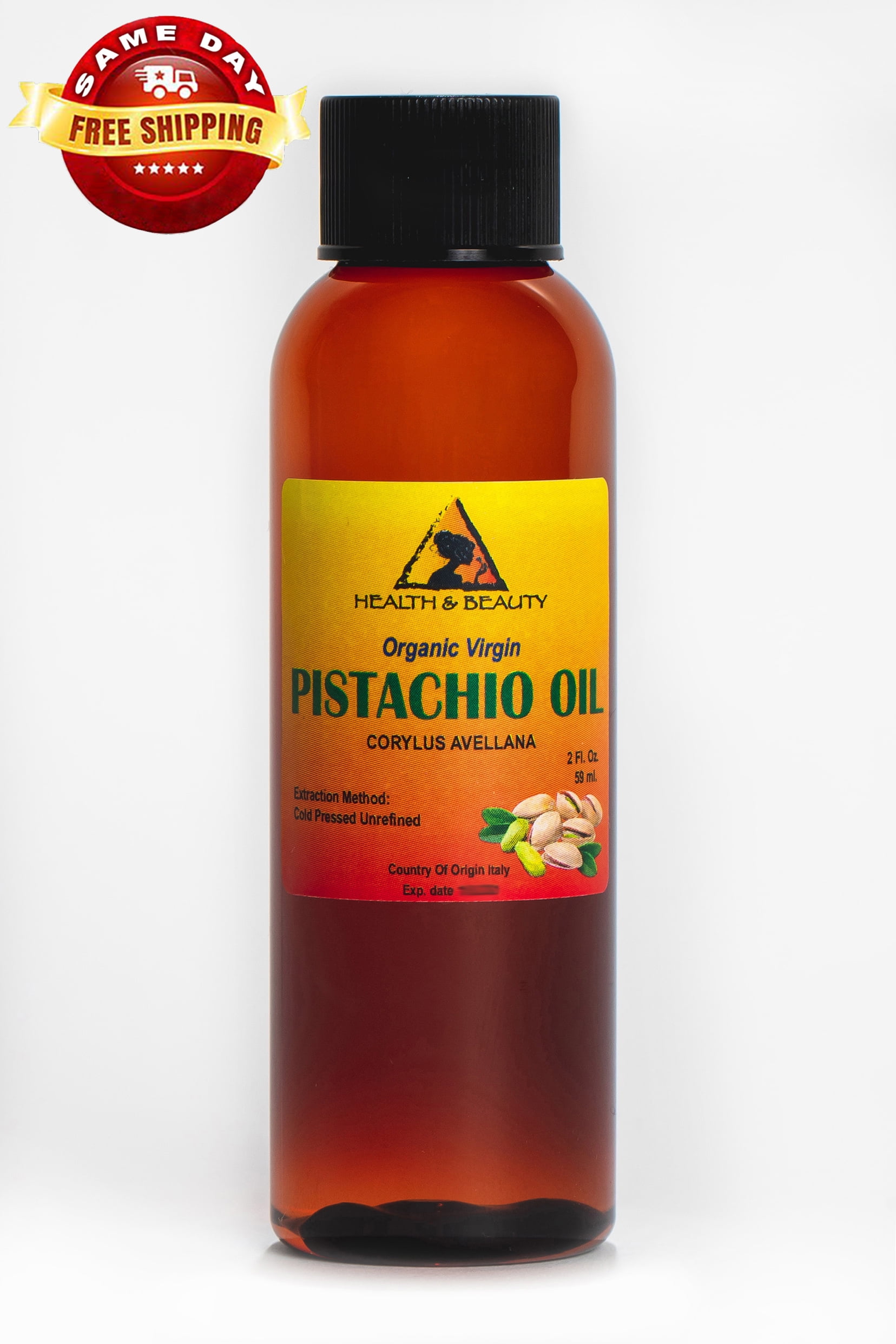 Pistachio oil unrefined organic carrier virgin cold pressed raw fresh ...