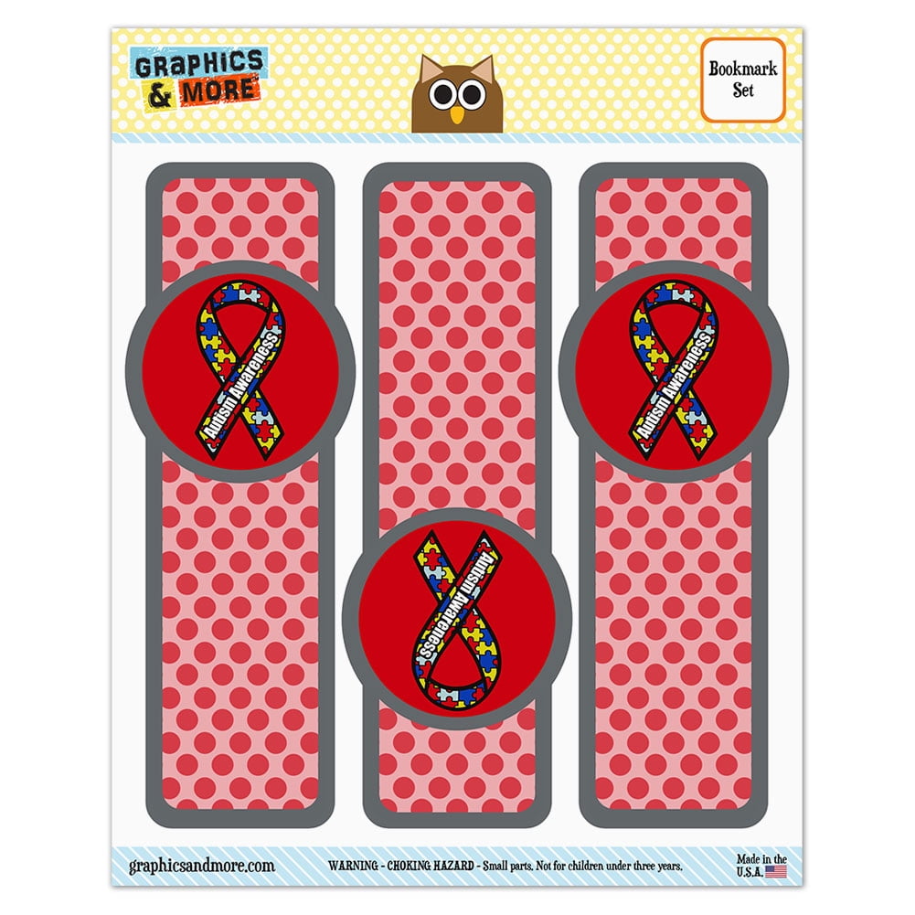 Autism Awareness Glossy Laminated Bookmarks - Set of 3 - Walmart.com