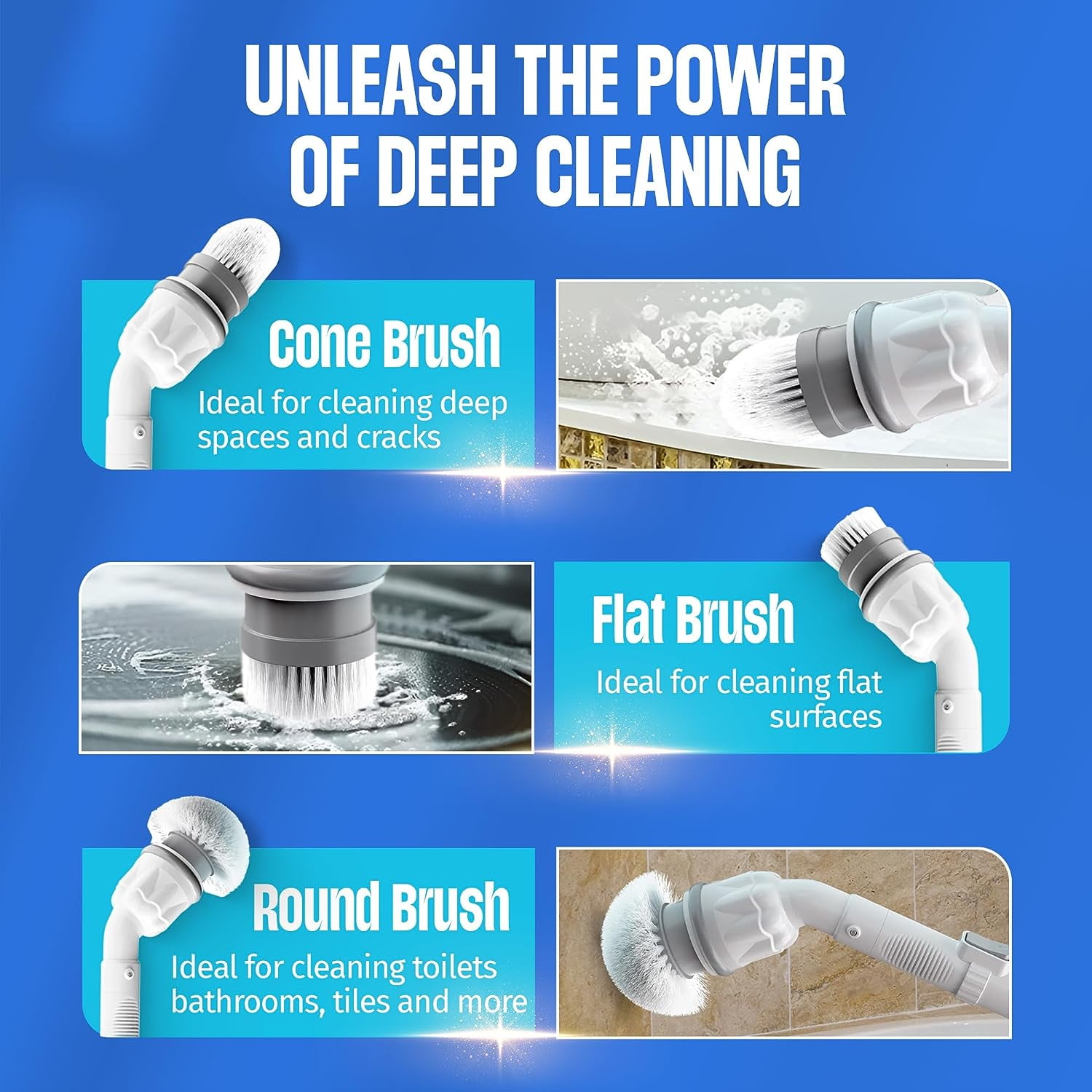 Scrubtastic Spin Scrubber Rechargeable Cordless Tile Shower Power ...