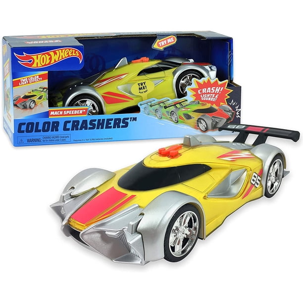 Hot Wheels Color Crashers, Mach Speeder, de Just Play | Walmart en línea
